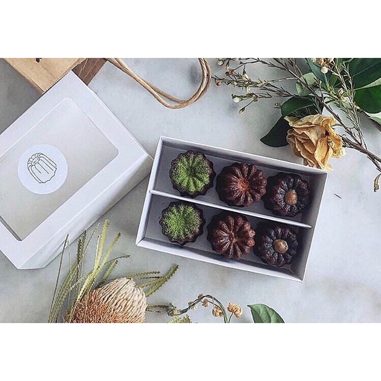 (READY STOCK) 10 Pieces of Cake Box Canele Box Financier Box Madeleines ...