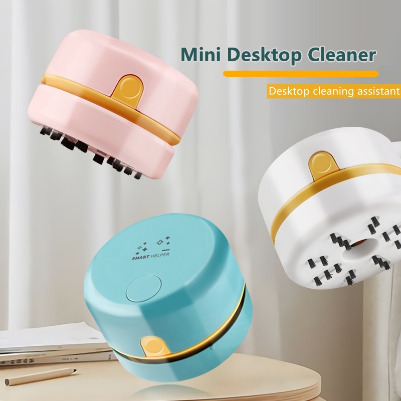 【SG Stocks】Mini Desktop Cleaner Portable Desk Vacuum Cleaner Dust ...