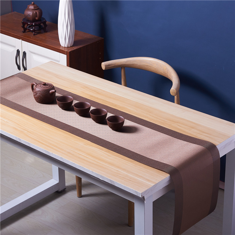 GiriHome PVC Table Runner Long Modern Table Runners for Dining Table ...