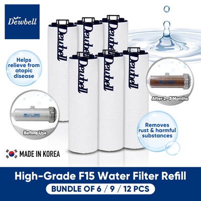 Dewbell Refill Filter F15 High Grade type (6pcs to 12pcs) / Water ...