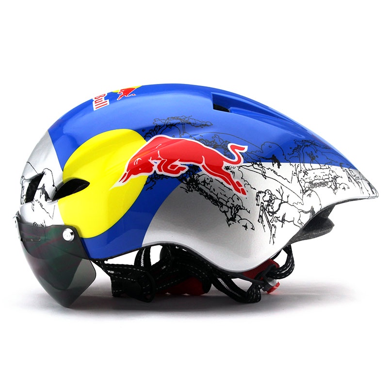 NEW 290g Aero TT Road Bike Helmet Racing Goggles Cycling Sports Safety topi roda basikal gunung ...