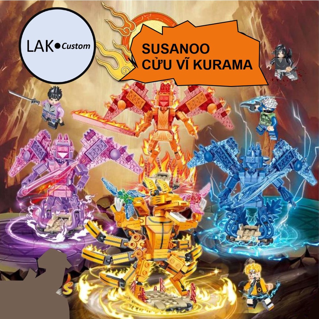 Lego Susanoo And Permanent Model Set Lego Naruto Shopee Singapore