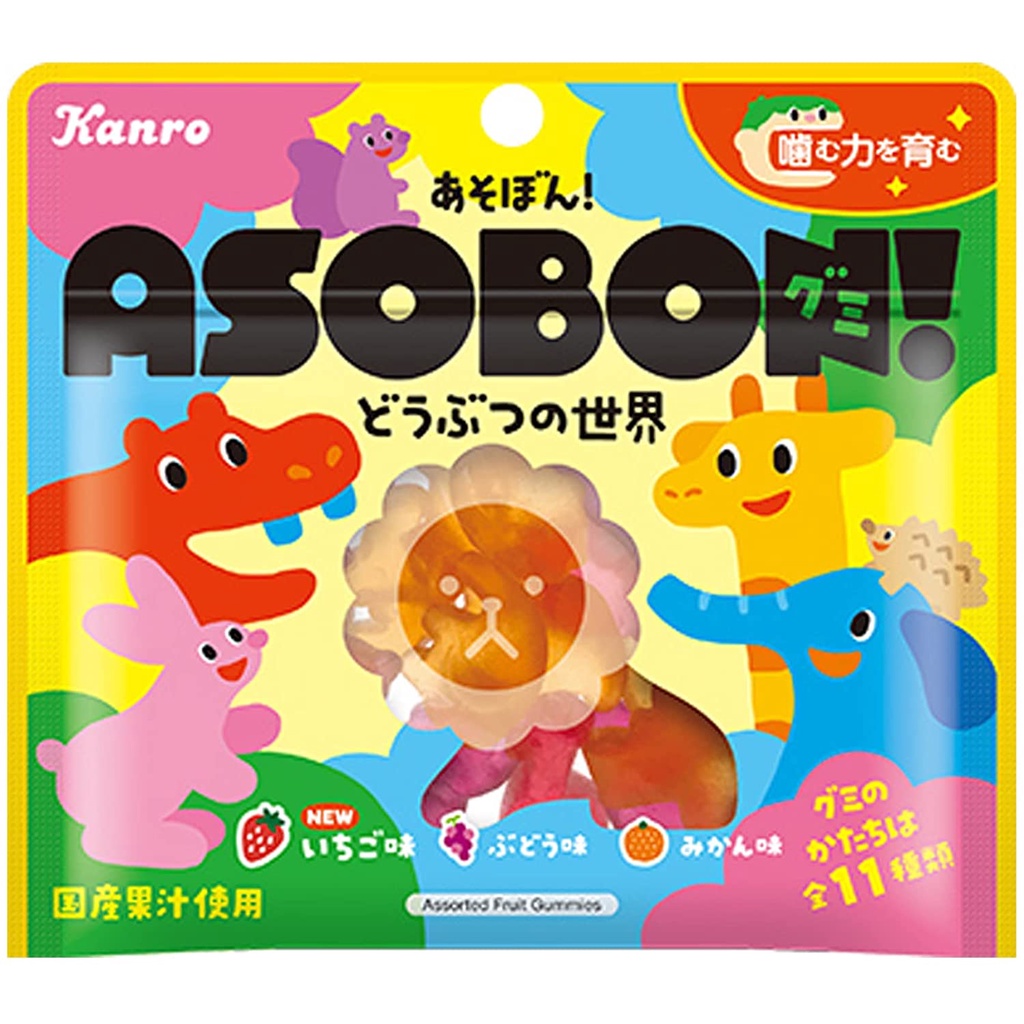 KANRO LET'S PLAY ANIMAL GUMMY -52g | Shopee Singapore