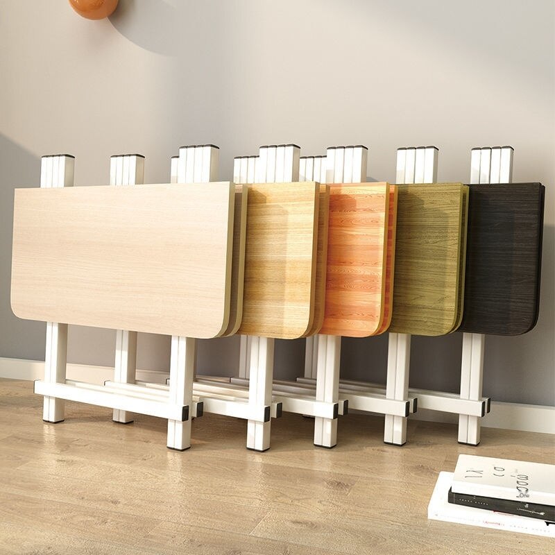 Folding Table simple dining table household dining table dormitory ...