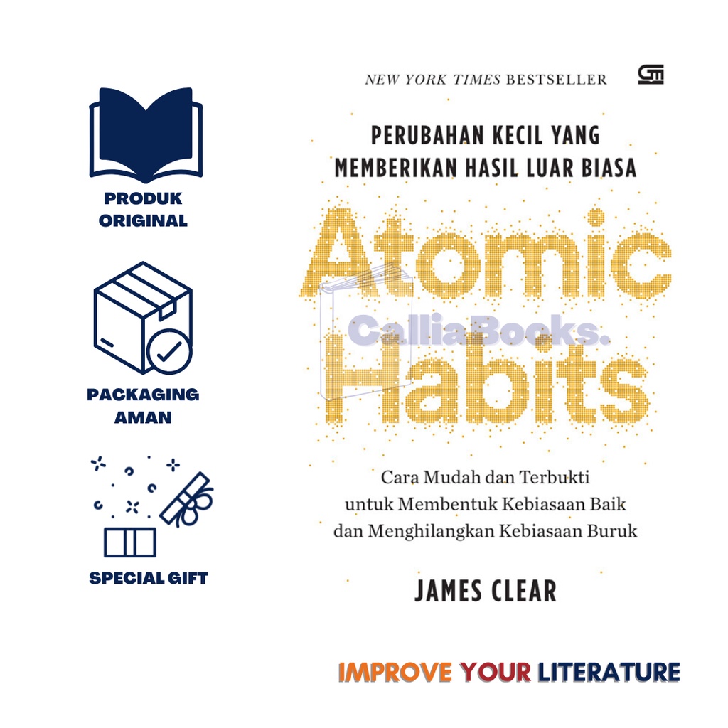Atomic Habits Book-(James Clear) | Shopee Singapore