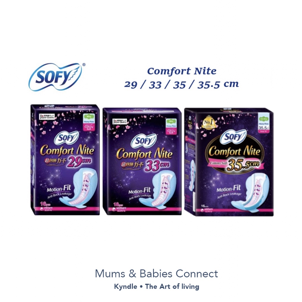 SOFY BODY FIT Comfort Nite 29 / 33 / 35 / 35.5 cm - Cottony Soft ...