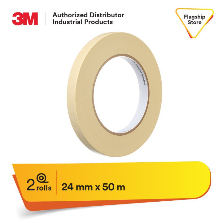 3M Masking Tape 2308, 24MM X 50M (2 Rolls) | Shopee Singapore