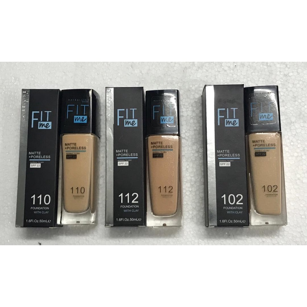 SPECIAL ON FIT ME FOUNDATION , MATTE PROELESS ,NORMAL TO DRY , 102 ...