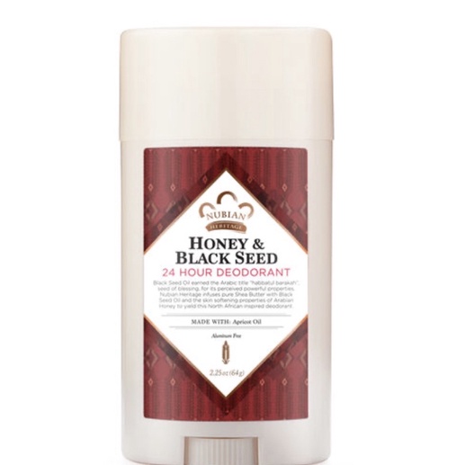 Nubian Heritage Honey Black Seed 24 Hour Deodorant | Shopee Singapore