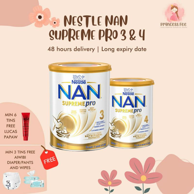 🇸🇬48hrs delivery!🎁FREE GIFT NESTLE NAN SUPREME 3 NAN SUPREME Pro 4 NAN ...