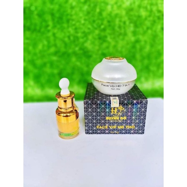 Combo face vip 7 in 1 Cream And Huynh Do collagen serum (vip Duo ...