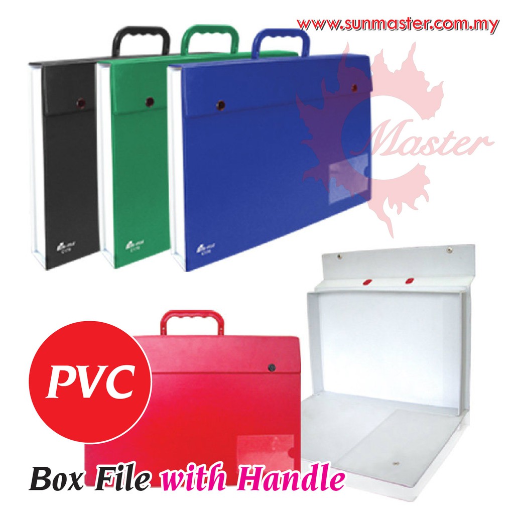 PVC Box File with Handle | Shopee Singapore