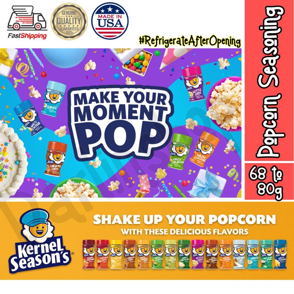 Kernel Season's, Assorted Flavors, Popcorn Seasoning, 2.4 - 2.85 oz ...