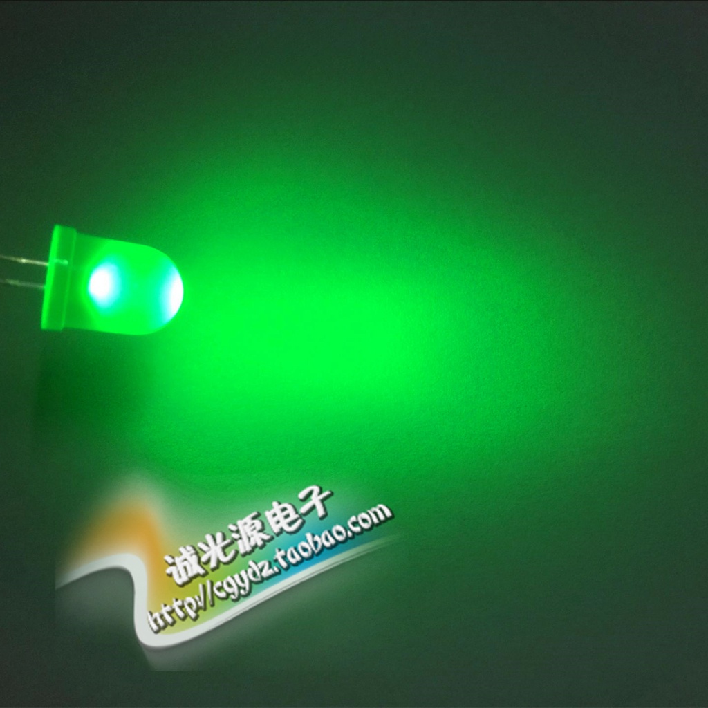 [10 Pcs] 10MM Emerald Green F10 Hair Highlight Light Astigmatism Matte ...