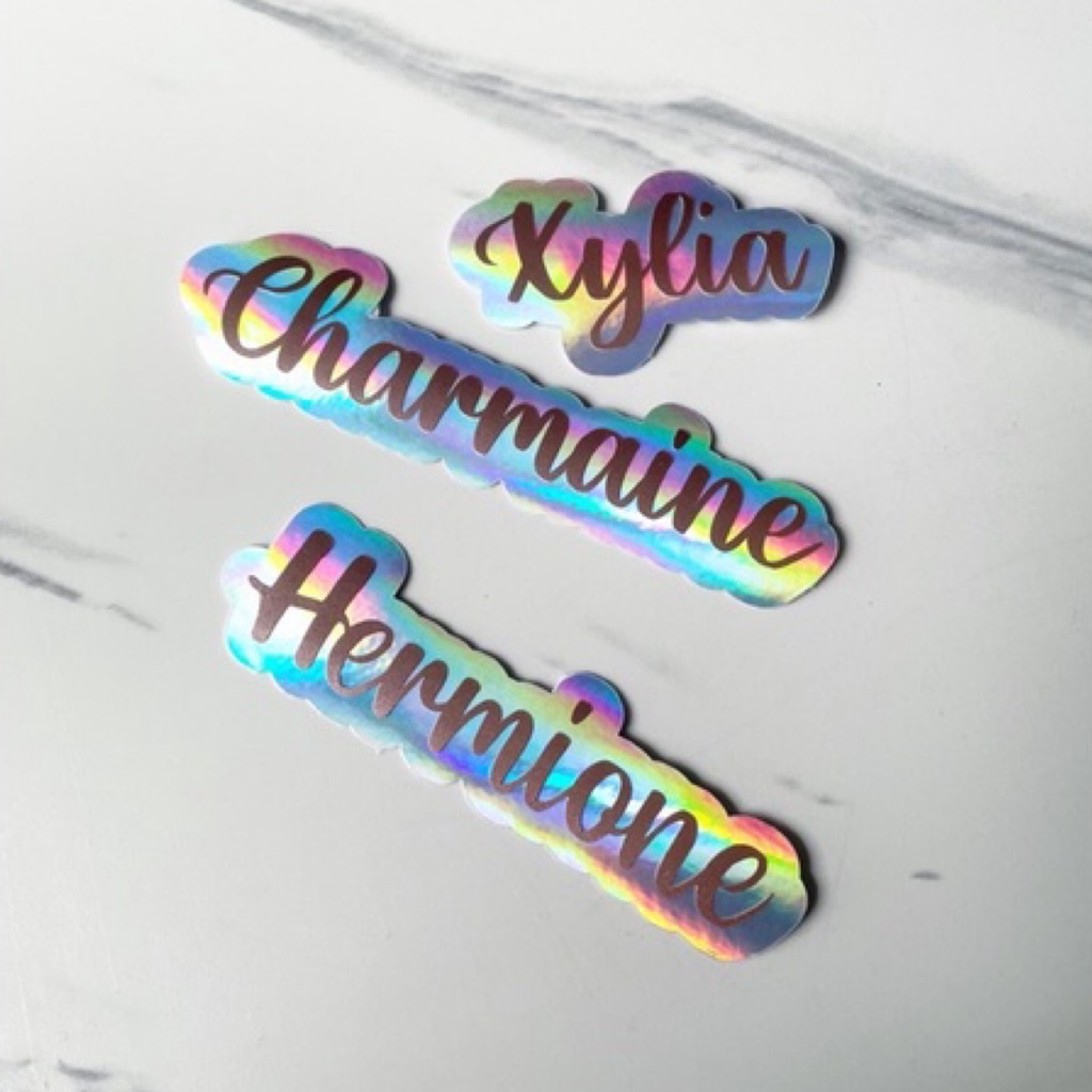 【SG STOCK】 Double-Layer Personalised Name Stickers | Shopee Singapore