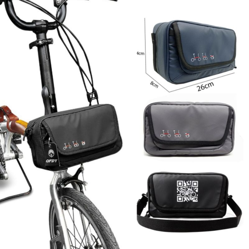 Ofdy Folding Bike Front Block bag Folding Bike Frontblock bag Mini ...