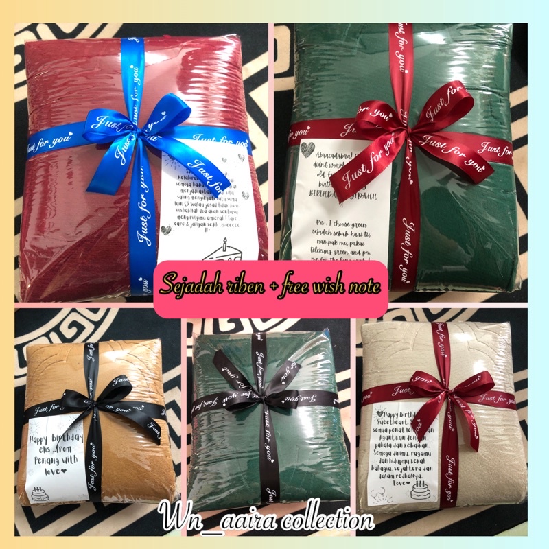 Riben SEJADAH FOR BIRTHDAY (ANTARAN) | Shopee Singapore