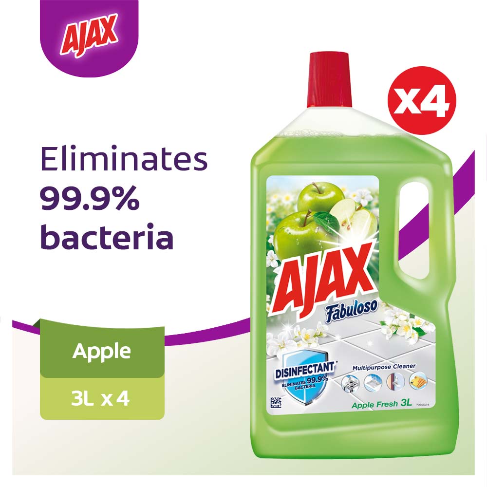 [Bundle of 4] Ajax Multi Purpose Cleaner Assorted (3L) | Shopee Singapore