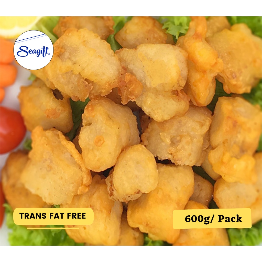 Cod Fish Bite-Nugget size(Frozen) 鳕鱼块 600g | Shopee Singapore