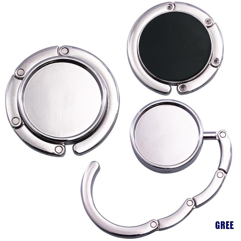 (GREE)1Pc Portable Folding Alloy Purse Handbag Bag Hanger Hook Holder ...