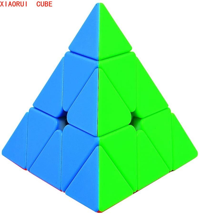 Pyraminx Stickerless ,Speed Cube 3x3 Magic Cube Triangle Pyramid Puzzle ...