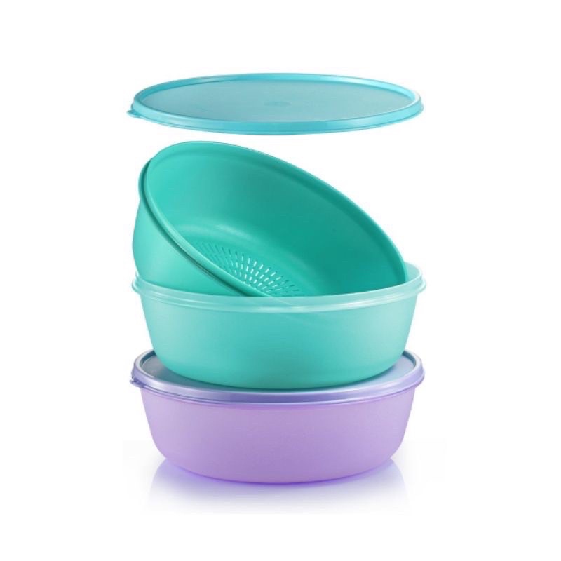 Tupperware Modular Bowl With Colander (2pcs) | Shopee Singapore