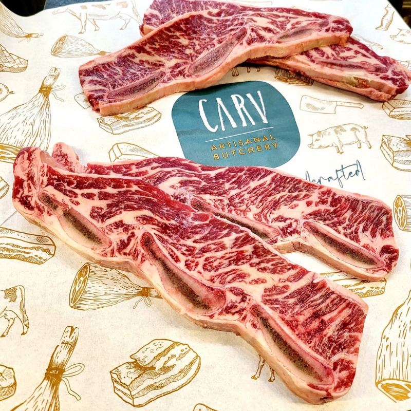 Carv Butchery Beef Angus Short Rib Frozen 300 to 350gm | Shopee Singapore