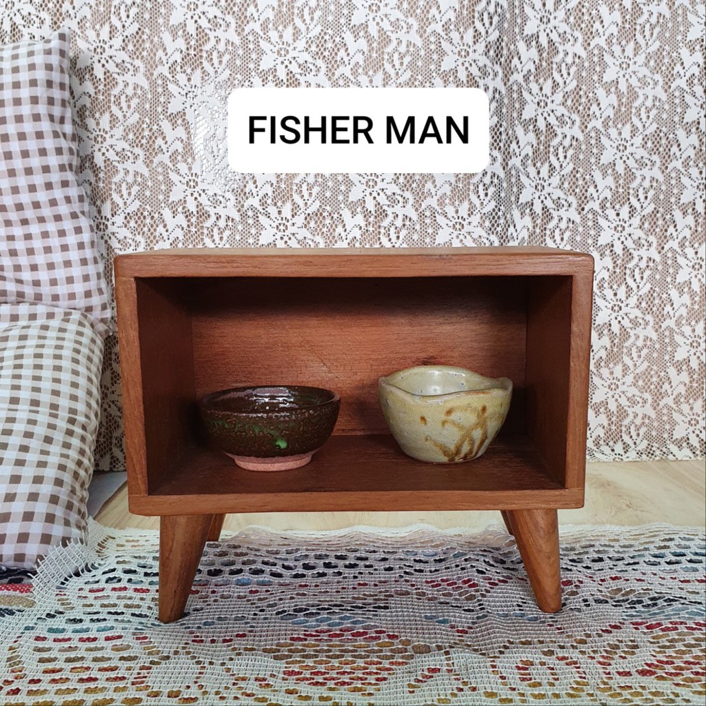 Teak Cabinet Small Cute Shelf | Shopee Singapore