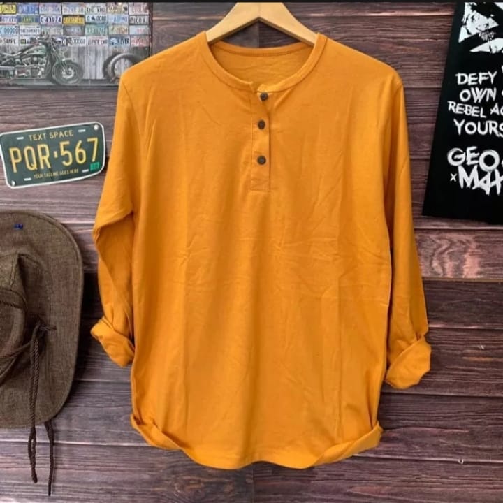 Premium Men's And Women's Long-Sleeved Plain T-Shirts With The Latest 3 ...