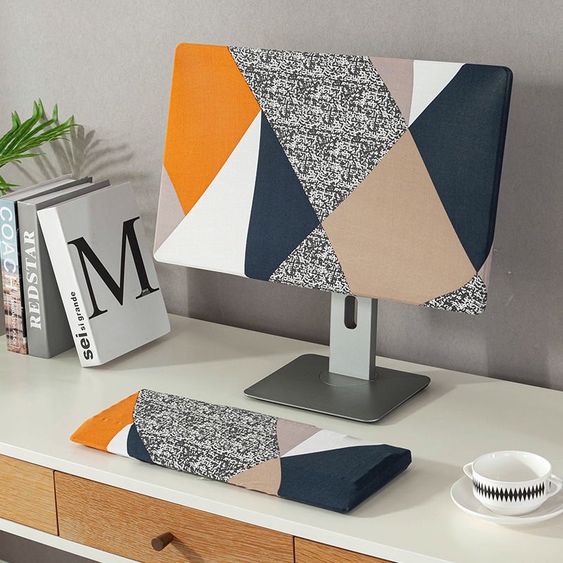 Nordic Flannel Art INS Style Keyboard Dust Cover Monitor Covers Desktop ...