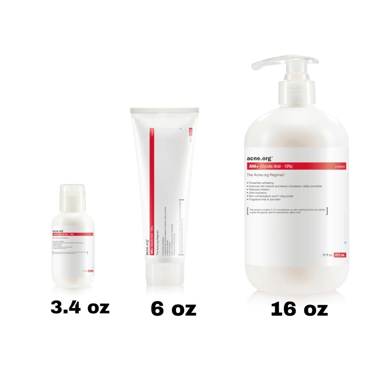 The Acne.org Regimen AHA+ (Glycolic Acid 10%) | Shopee Singapore
