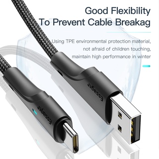 Essager 3A Type C/Micro/iP Usb 0.25m/1m/2m/3mFast Charging Cable Data ...