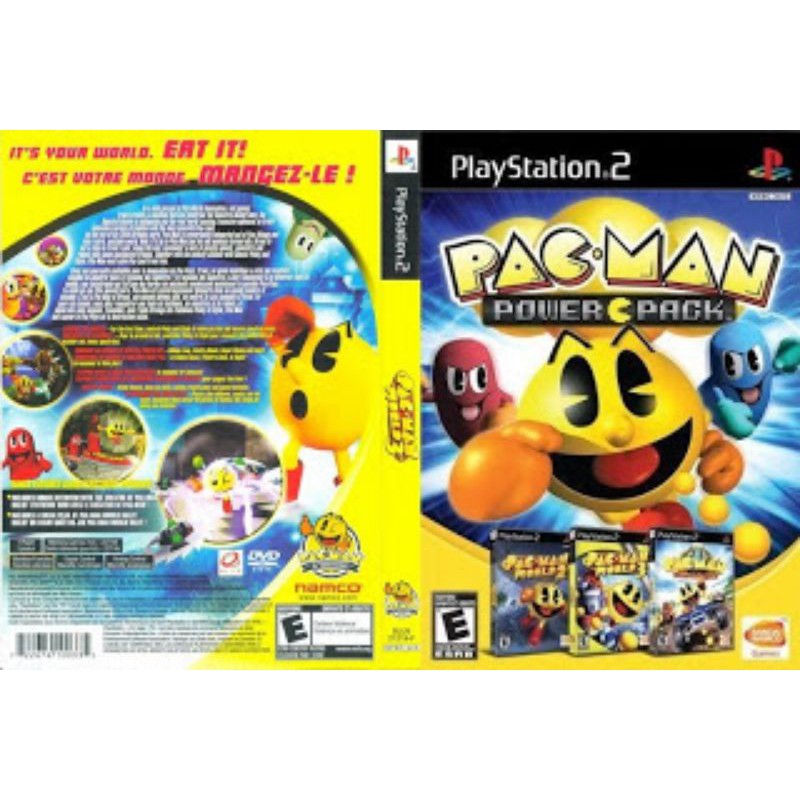 PS2 CD DVD Games Pac Man Collection 3 in 1 (DVD Games) | Shopee Singapore
