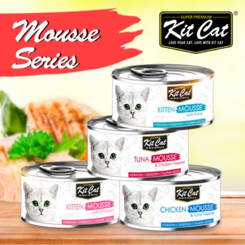{Bundle od 24} {Mixable}Kit Cat Mousse Kitten & Adult Cat Canned Food ...