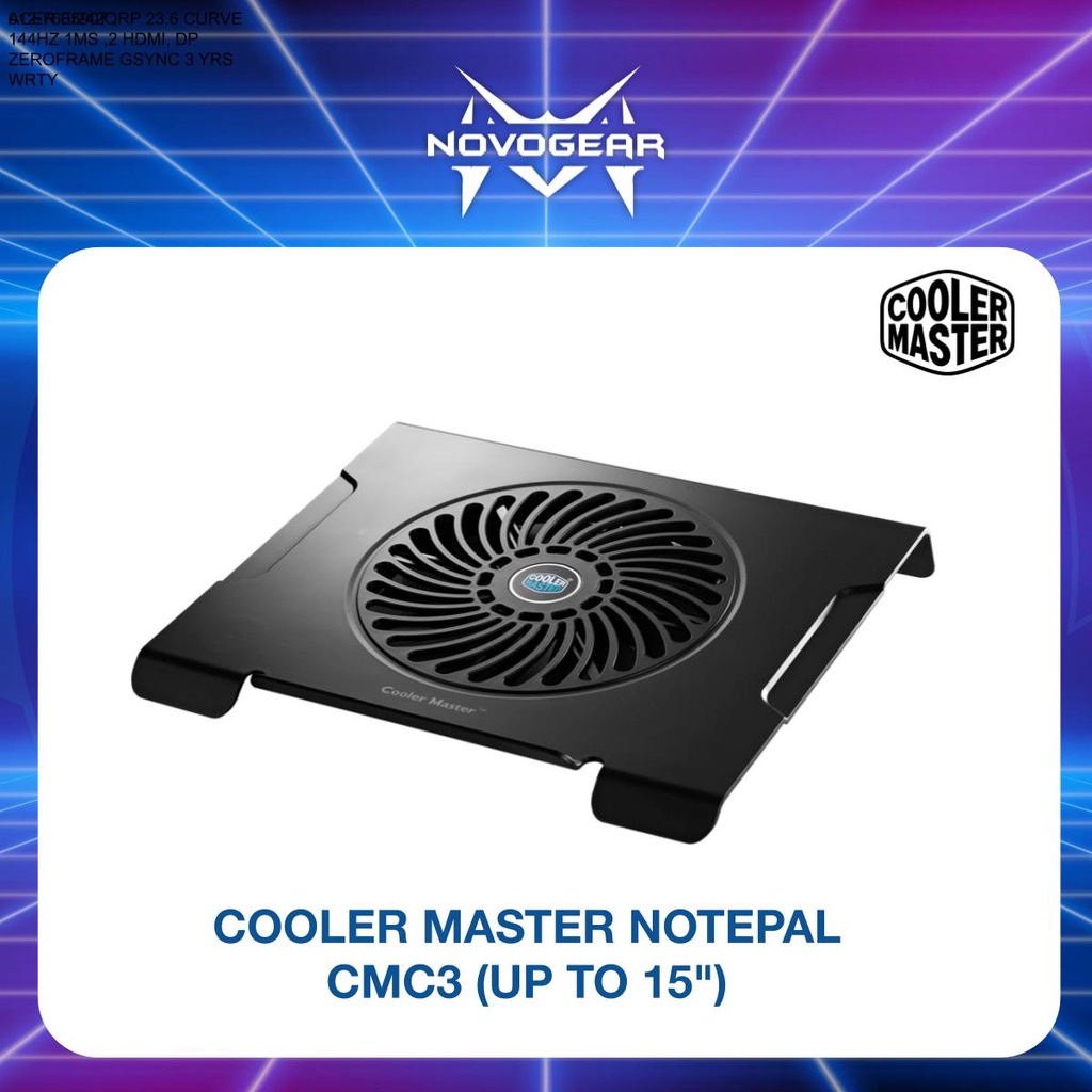 COOLER MASTER NOTEPAL CMC3 (UP TO 15")(R9-NBC-CMC3-GP) | Shopee Singapore