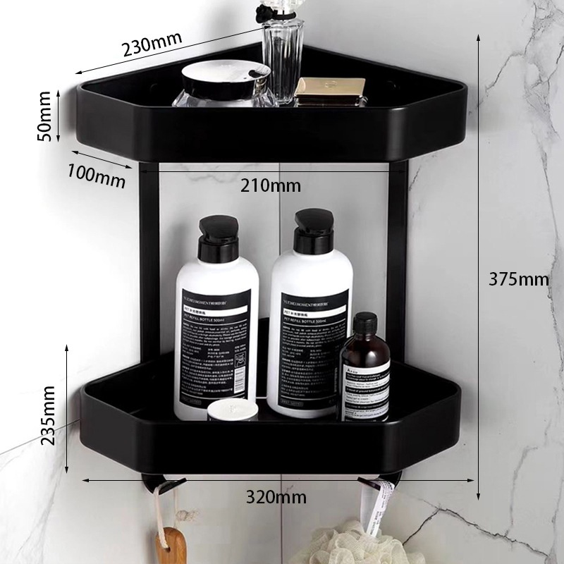 Bathroom Triangle Basket Corner Shelf Cr Shelf Shower Storage Rack Wall ...