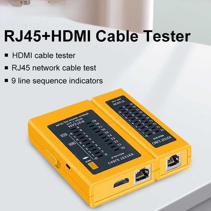 Network Cable Tester RJ45 RJ11 HDMI Wire Line Finder Multifunction ...