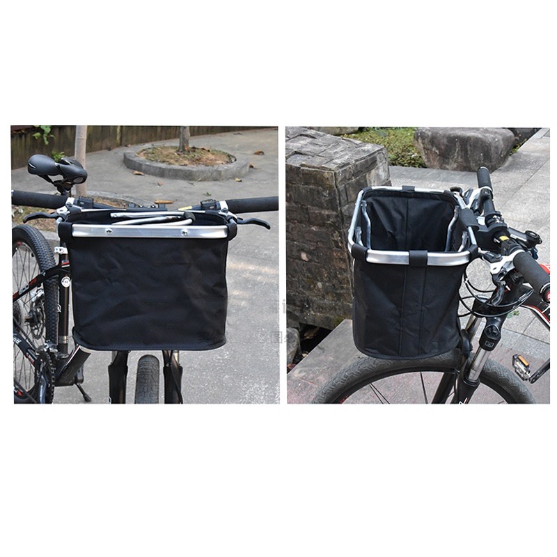 Bicycle Basket Handlebar Pannier Cycling Carryings Holder Bike Riding ...