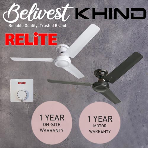 (FOR SUPER LOW CEILING) Khind Relite PETITE 36inch / 48inch - AC ...