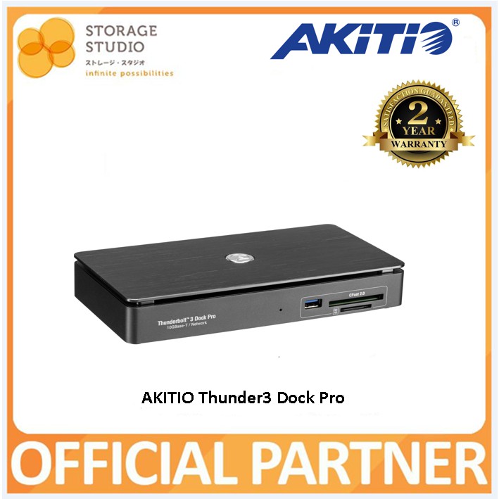 AKITIO Thunder3 Dock Pro. Local Singapore Warranty 2 Years. **AKITIO OFFICIAL PARTNER** | Shopee ...