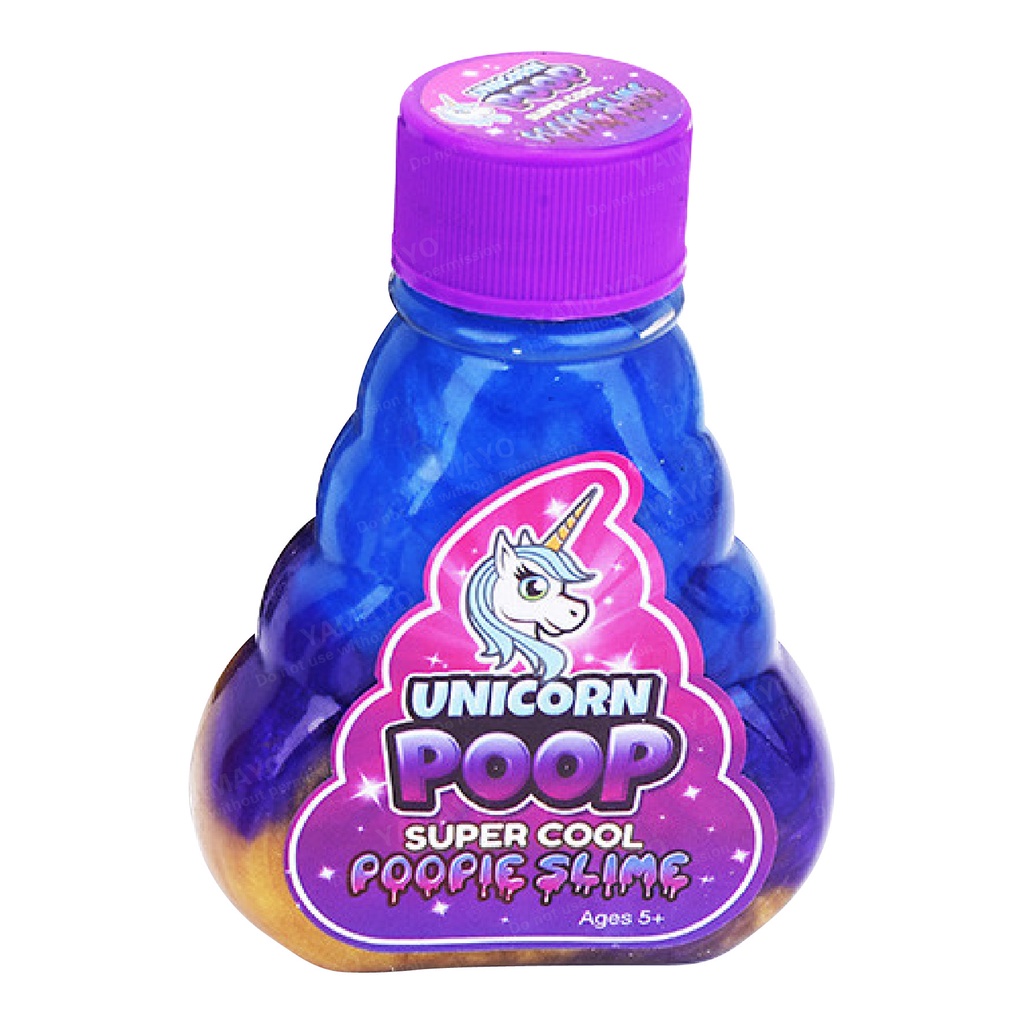 Super Colorful Water Slime Unicorn Poop Slime || Galaxy Glitter Borax ...