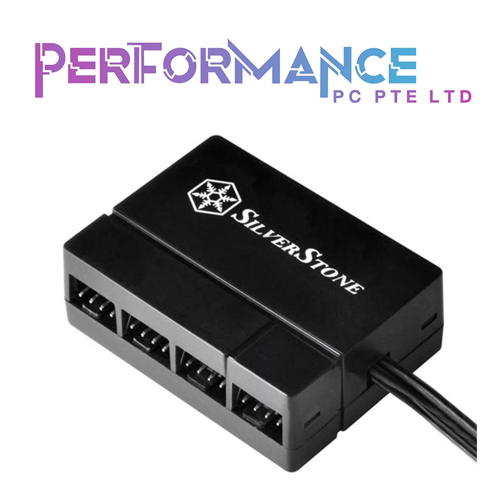 SilverStone Technology CPF04 Silverstone 8-Port PWM Fan Hub/Splitter (1 ...