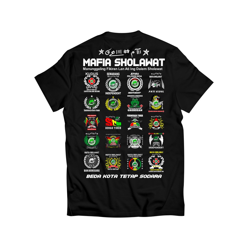 Mafia SHOLAWAT T-shirt, ANTI-SHARP PLASTISOL SCREEN PRINTING LOGO ...