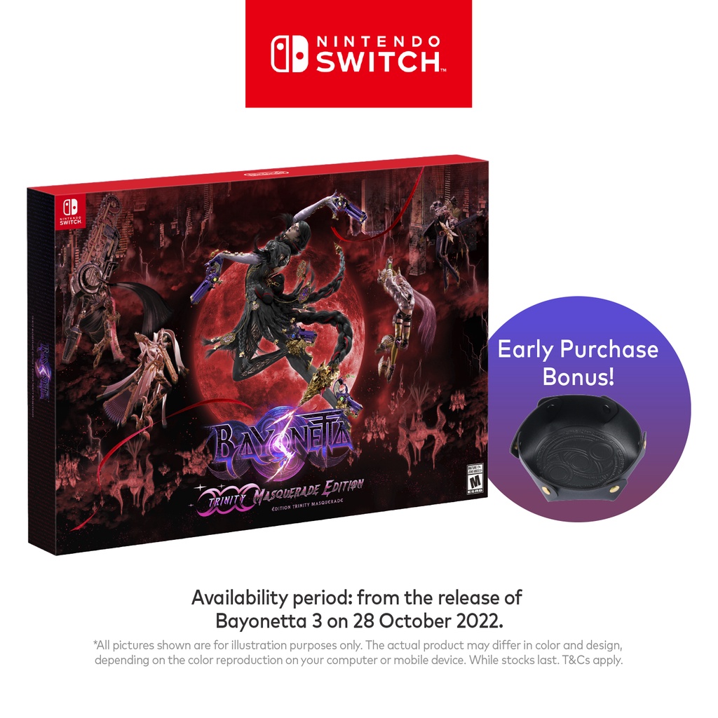 [Nintendo Official Store] Bayonetta 3: Trinity Masquerade Edition - for ...