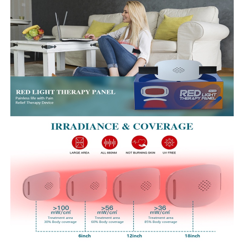 KTS Anti-aging Red LED Light Therapy Panel 660nm Red Light Therapy ...