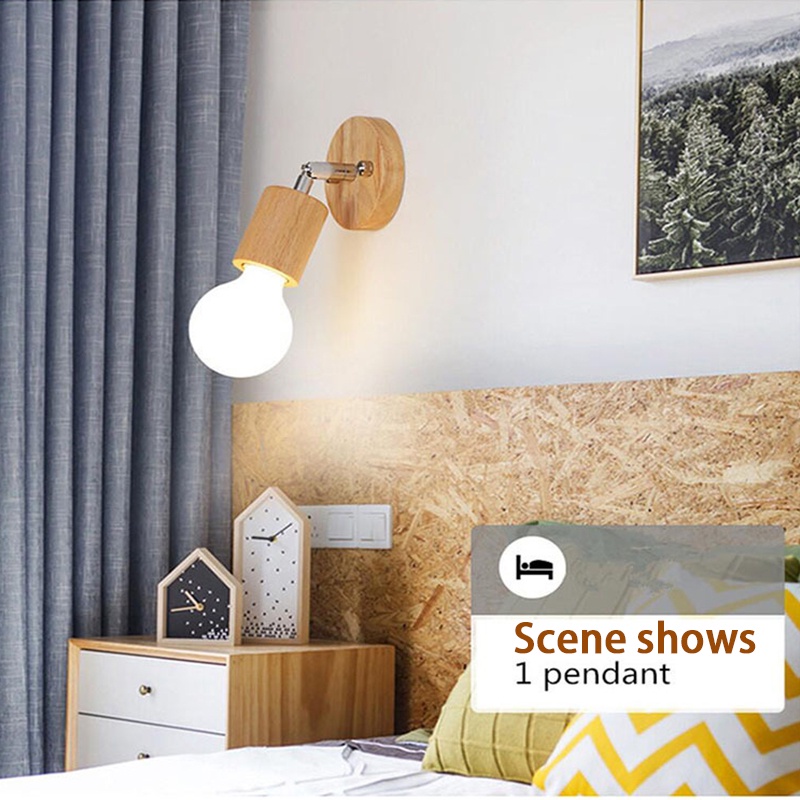 Ceiling corridor light porch restaurant Nordic wood track light modern ...