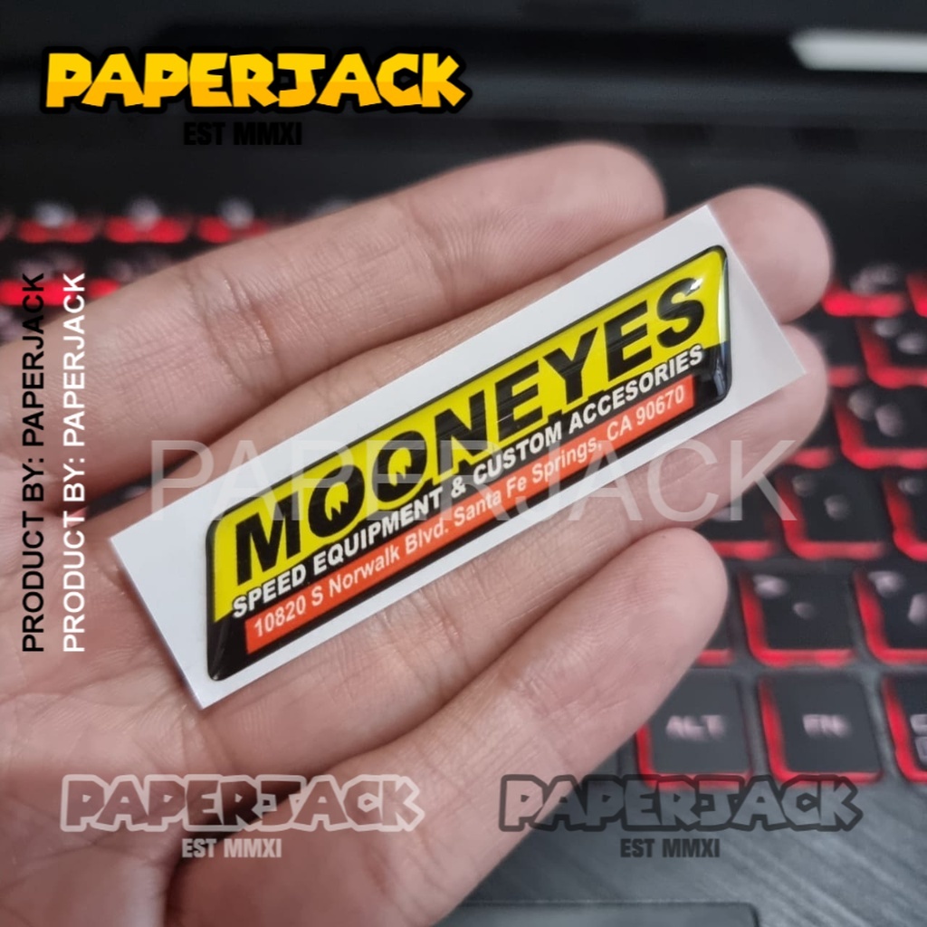 Yamaha Motorcycle Stickers EMBLEM Embossed BLUECORE 3D LOGO MOONEYES ...