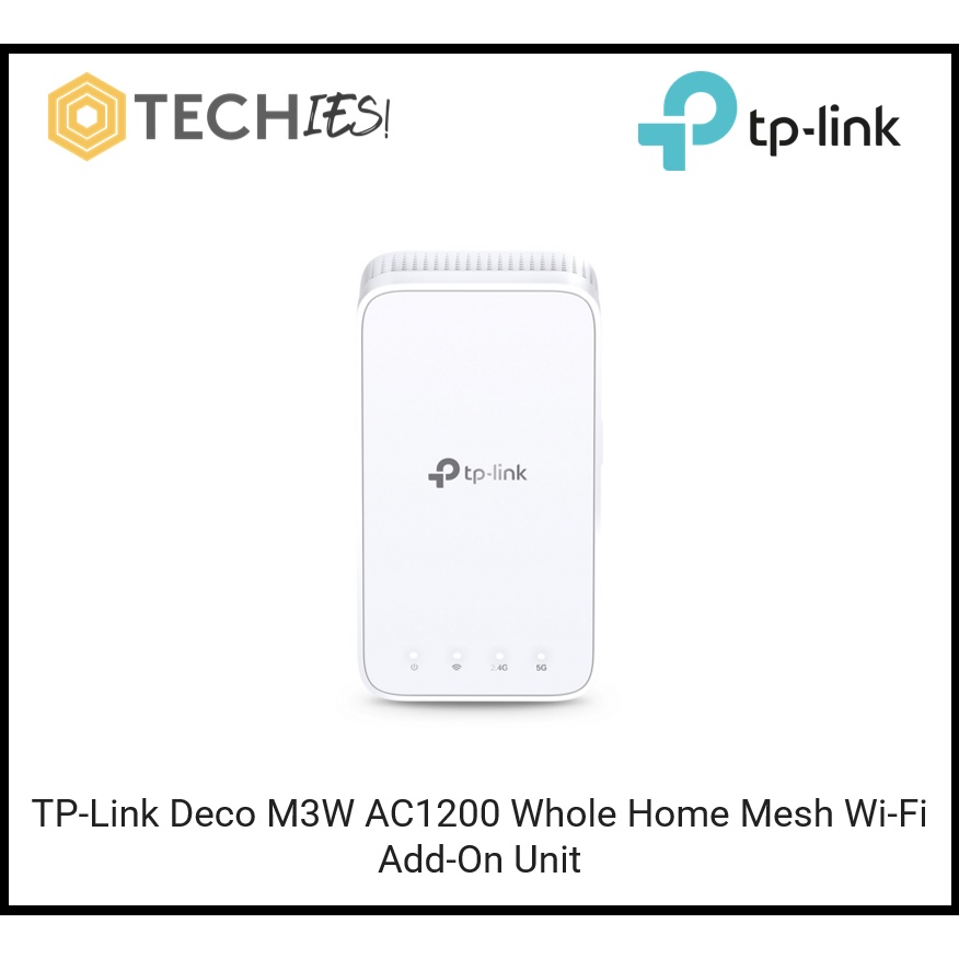 TP-Link Deco M3W AC1200 Whole Home Mesh Wi-Fi Add-On Unit | Shopee ...