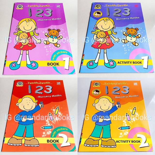 Twinkle Twinkle Nursery Maths 1 - 2 (Selection Per Book) | Shopee Singapore