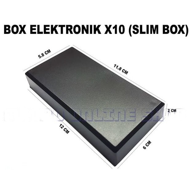 Pcb Box Electronic Box Pcb Box Universal Box Black 120x60 X 20mm ...